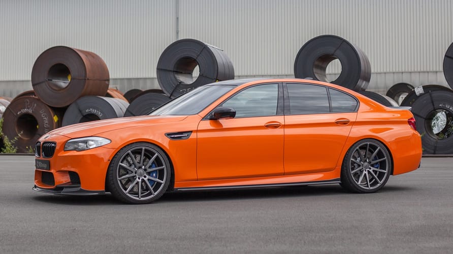 A tuner has built a bright orange, 818bhp BMW M5 | Top Gear
