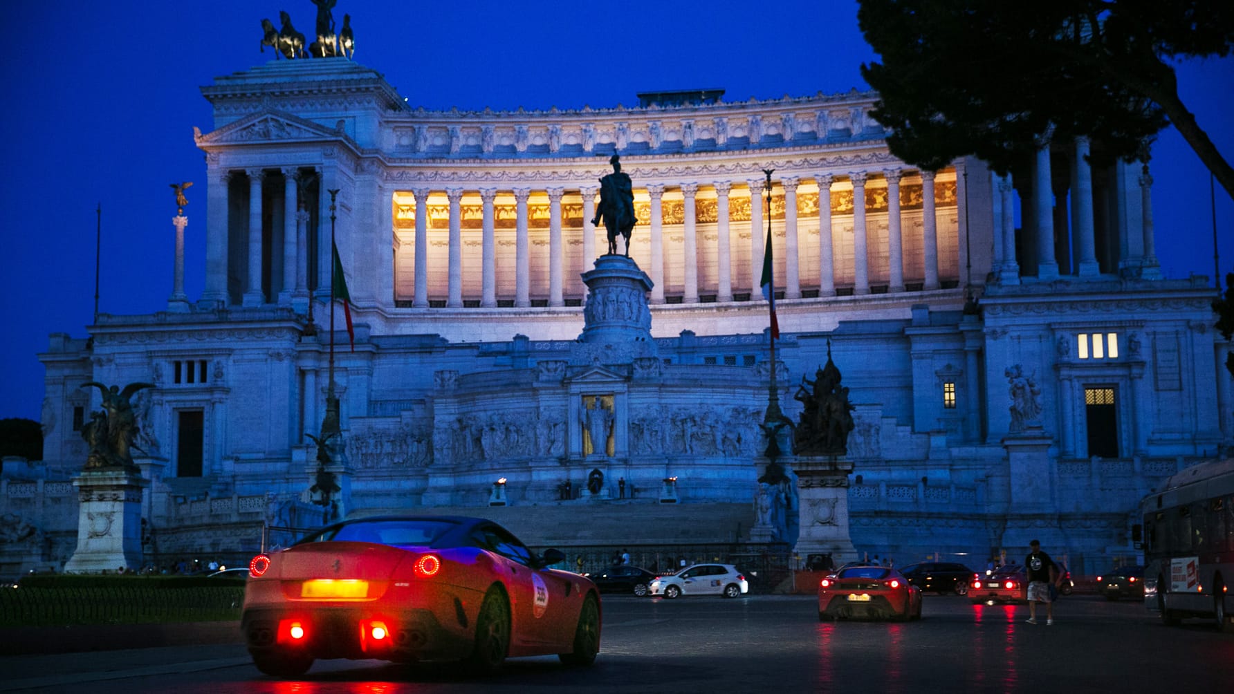Photo of the day: just a Ferrari 599 GTO entering Rome at dusk | Top Gear