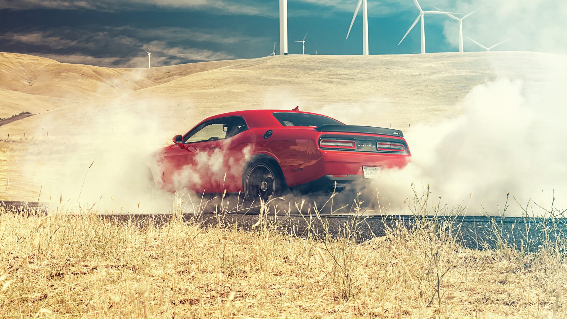 Photo of the day: a 707bhp Hellcat doing what it does best | Top Gear