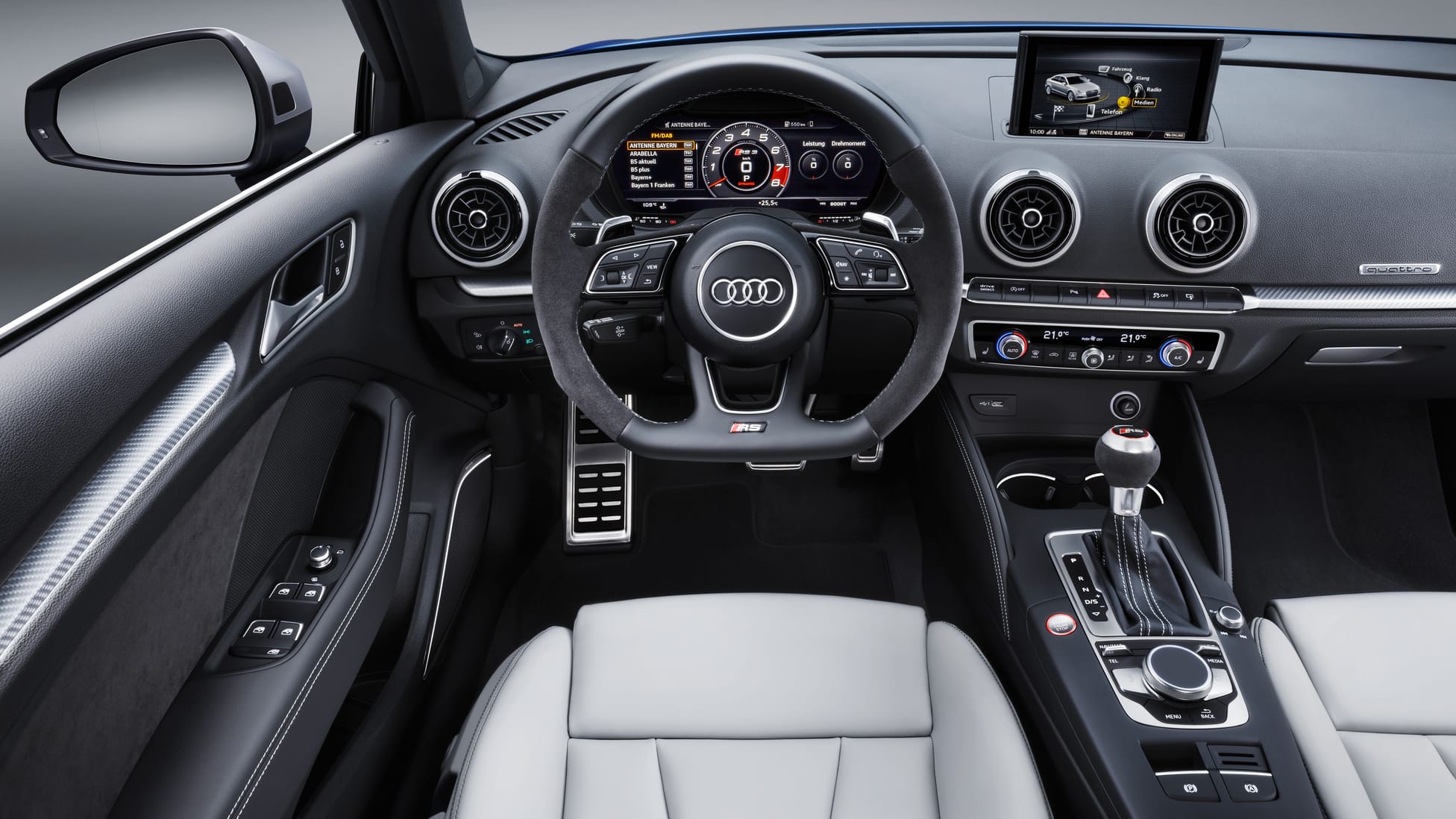 New Audi RS3 is the world's most powerful hot hatch | Top Gear