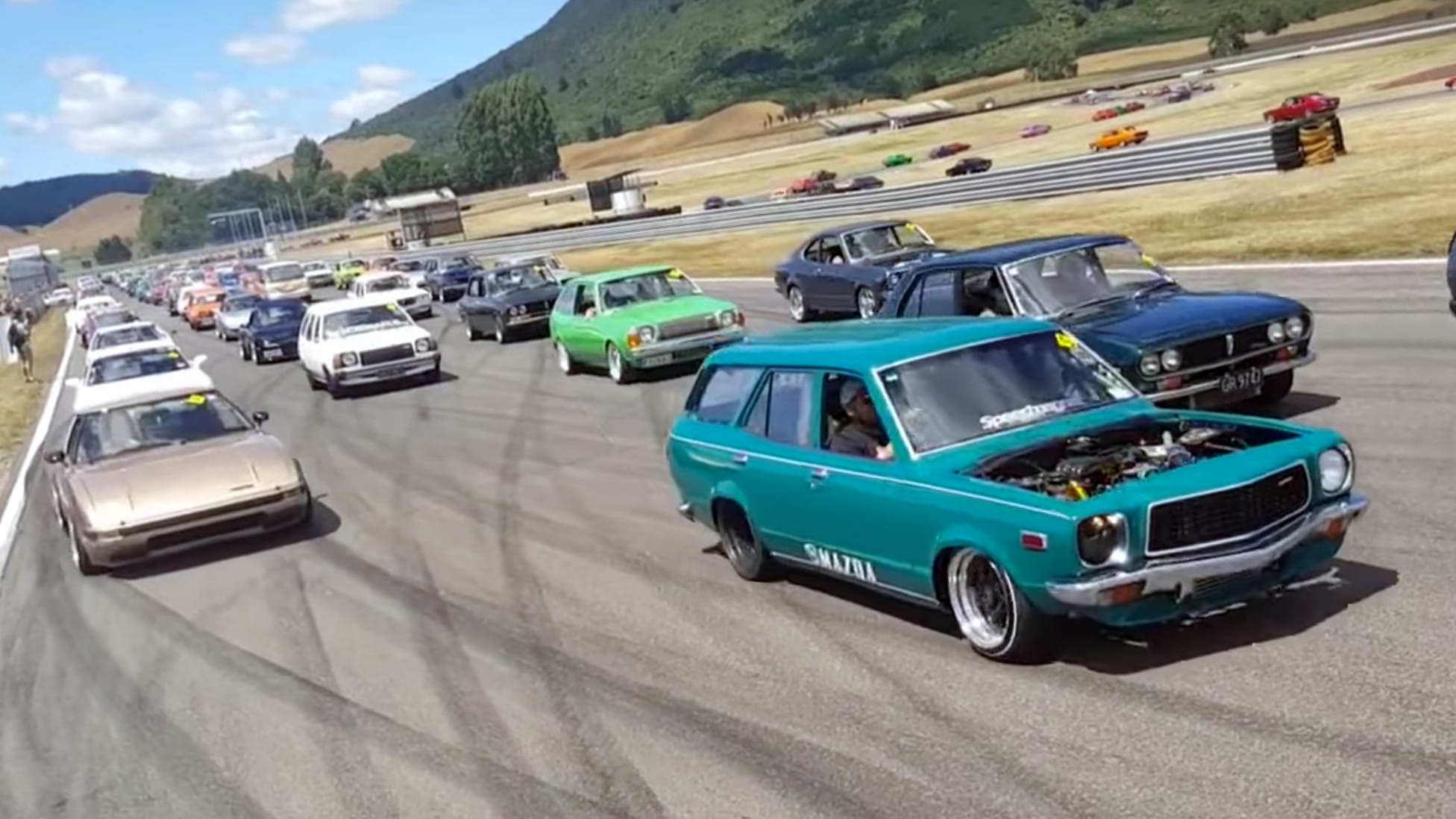 Listen to over 230 rotary cars rev it out on track | Top Gear