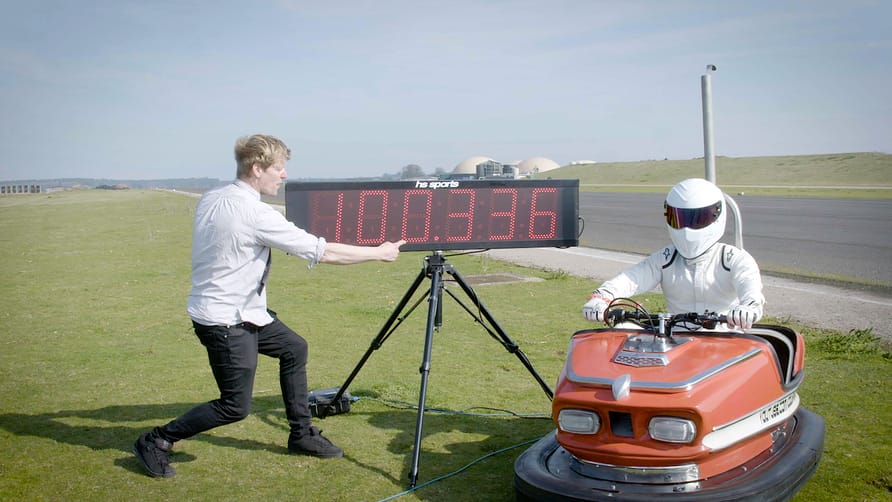 100mph in a dodgem: The Stig has set a new world record! | Top Gear