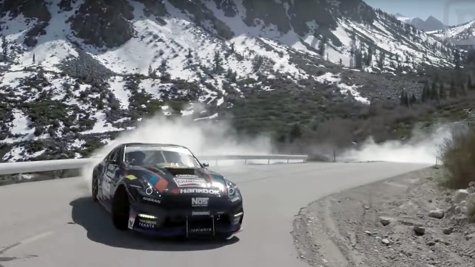 Watch a man drift up a mountain in one take | Top Gear