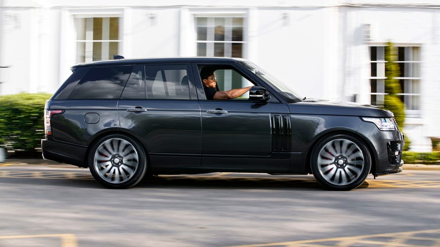 The heavyweight champion of the world has got a modified Range Rover ...