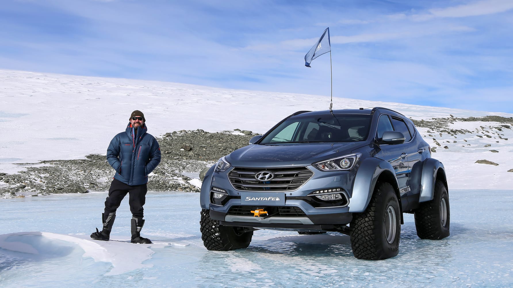 A Hyundai is the first car to cross the Antarctic | Top Gear