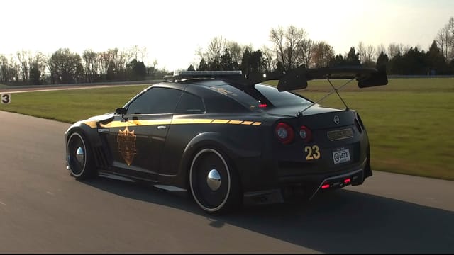 It’s Copzilla, the Nissan GT-R police car | Top Gear