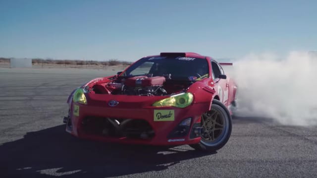 Video: Ferrari-engined Toyota GT86 goes drifting | Top Gear