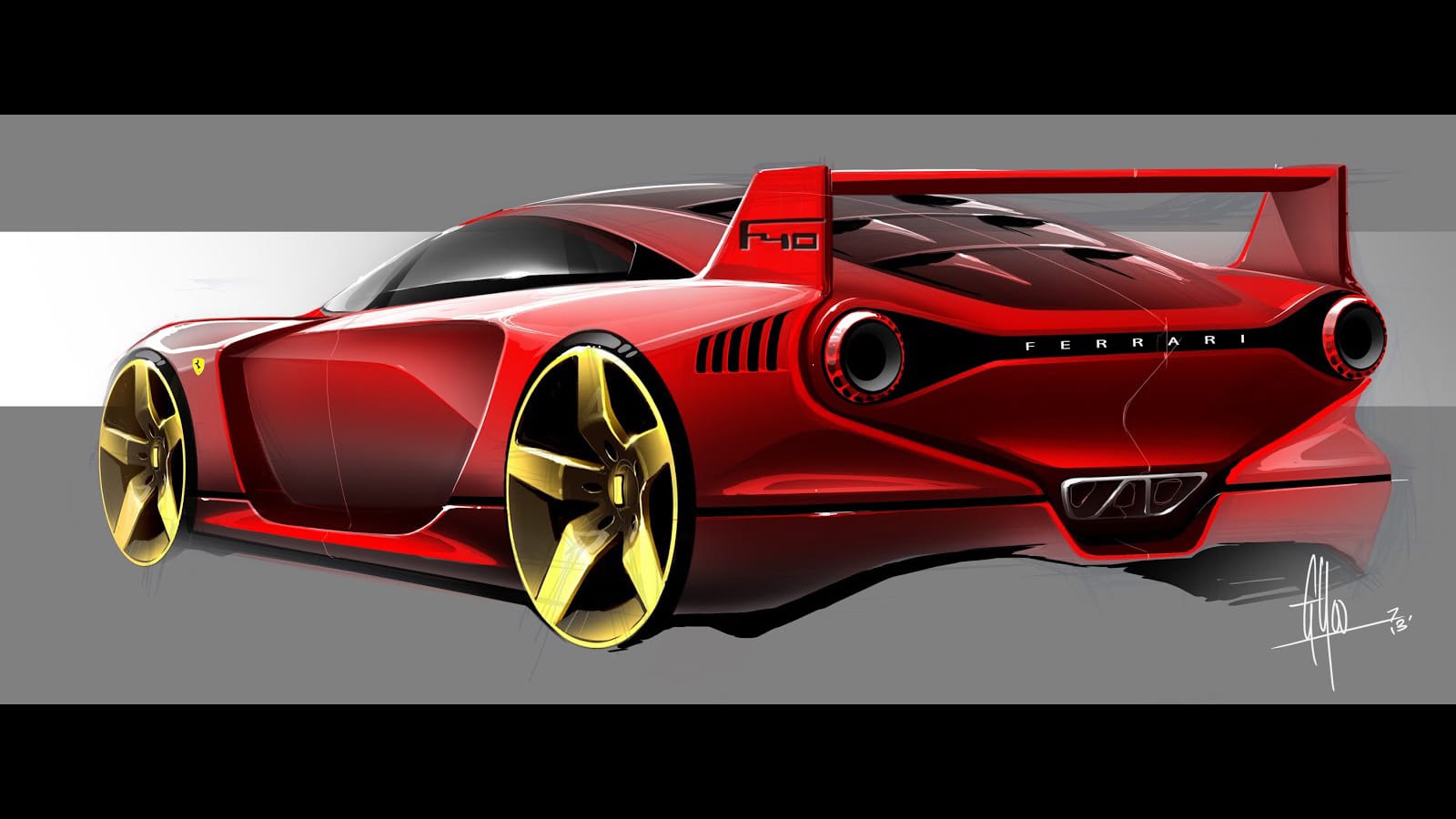 Take a look at this Ferrari F40 for the modern day | Top Gear