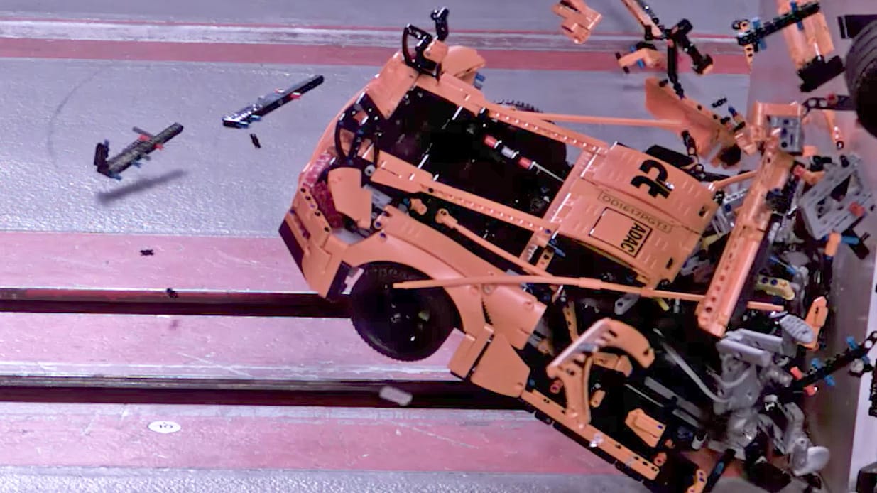 Video: here's what a Lego crash test looks like | Top Gear