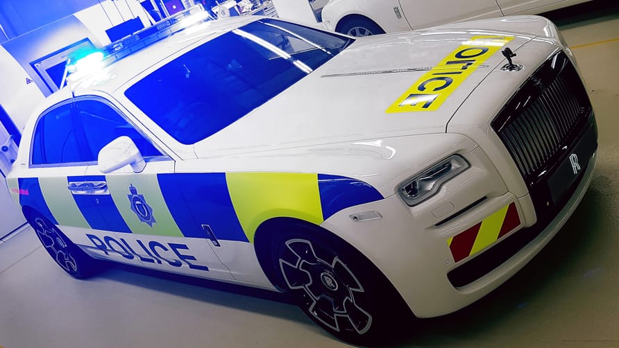 Look at this Rolls-Royce Ghost police car | Top Gear