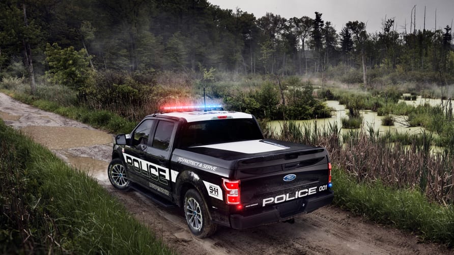 Your police cars are no match for Ford’s police pick-up truck | Top Gear