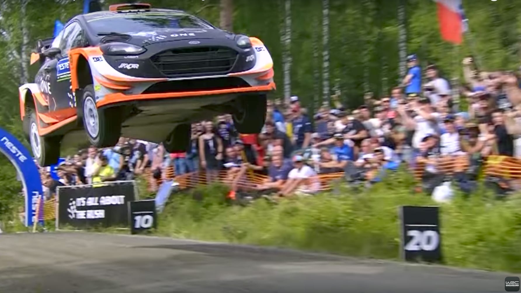 Video: rally driver sends his Fiesta flying | Top Gear
