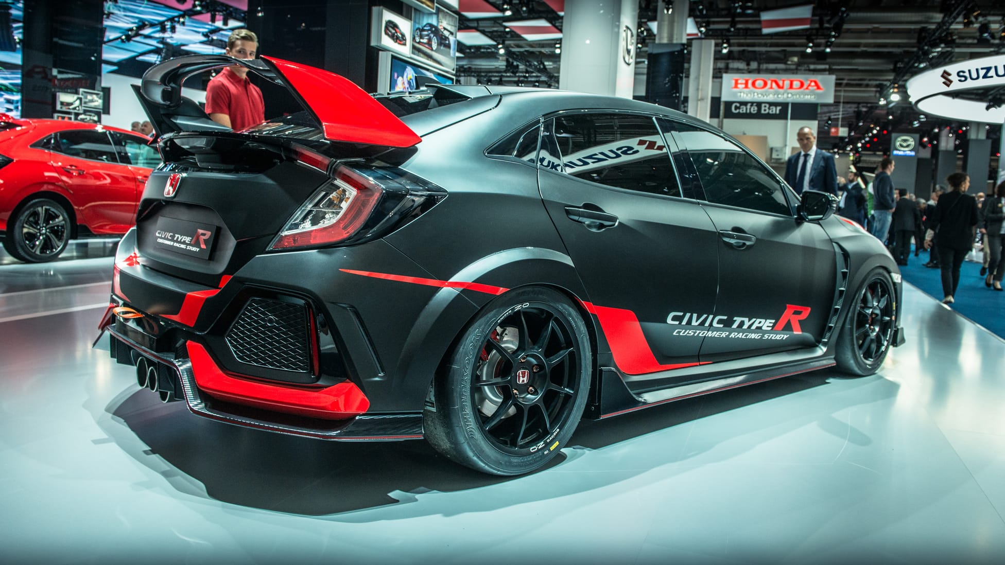 It's a Honda Civic Type R customer racing car | Top Gear