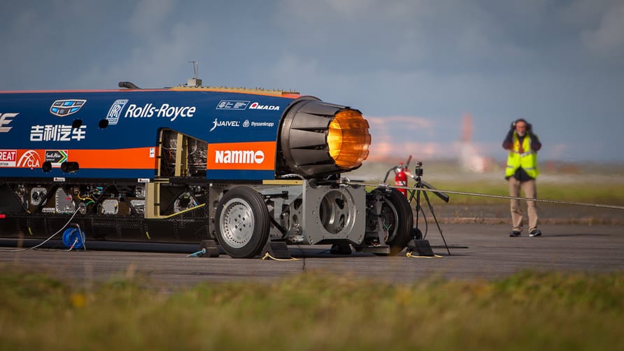 The Bloodhound SSC lives! First test of jet engine complete | Top Gear