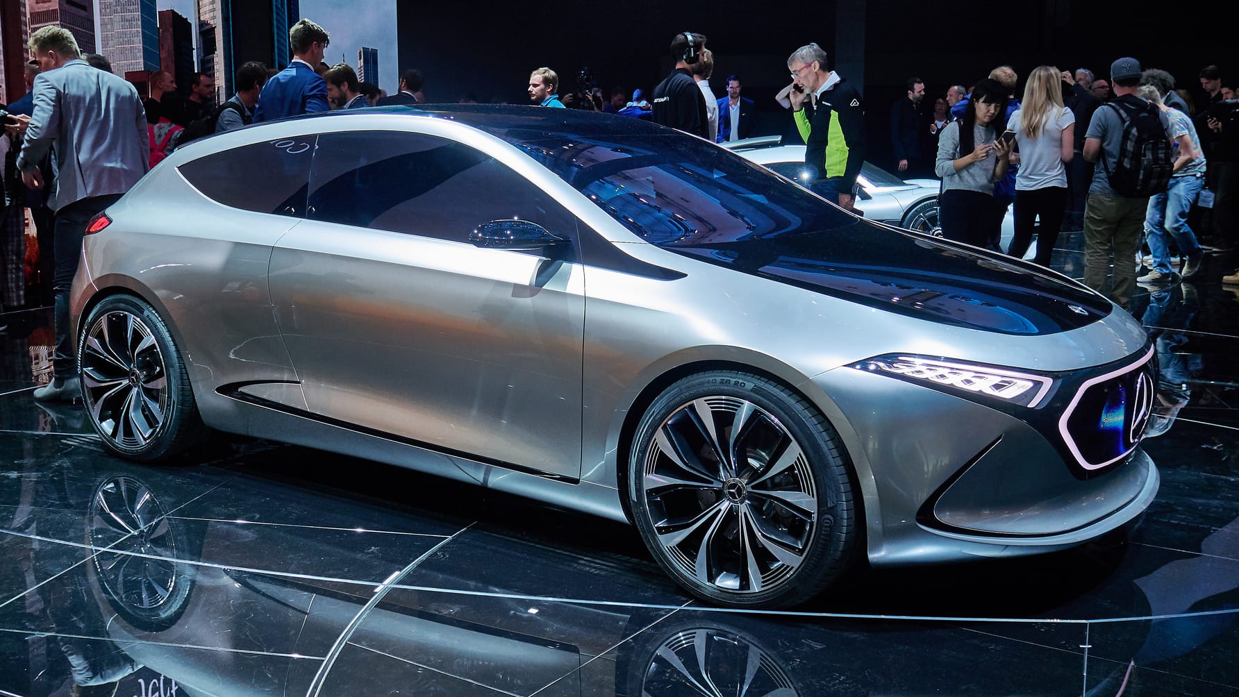 This Mercedes EQA concept is a 270bhp electric hatch | Top Gear