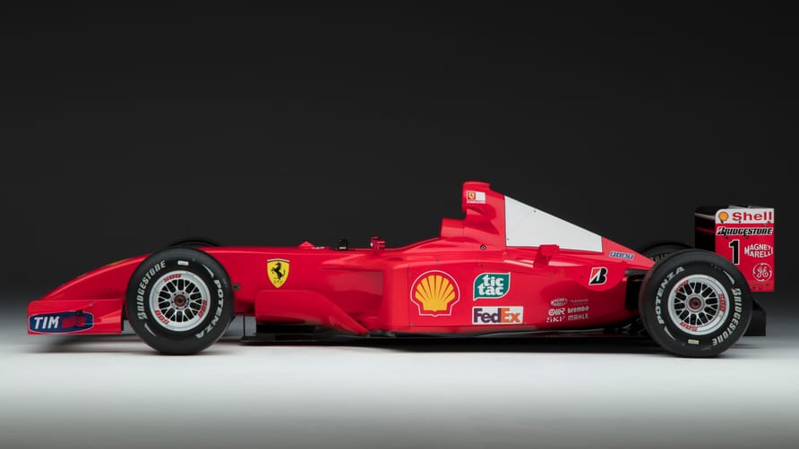 Michael Schumacher's championship-winning Ferrari F2001 is up for sale ...