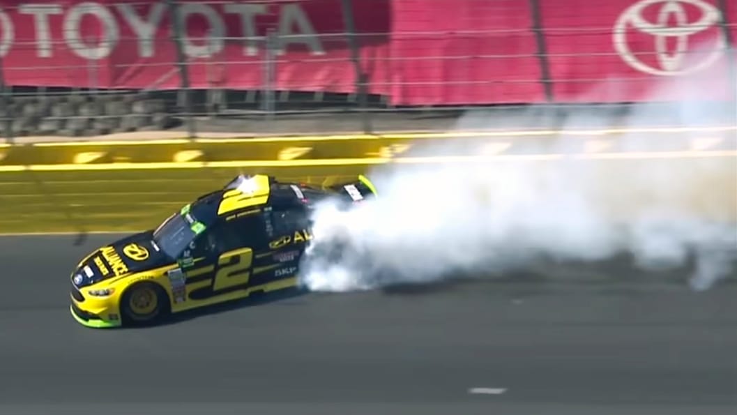 Watch a NASCAR racer drift its way out of a massive crash | Top Gear