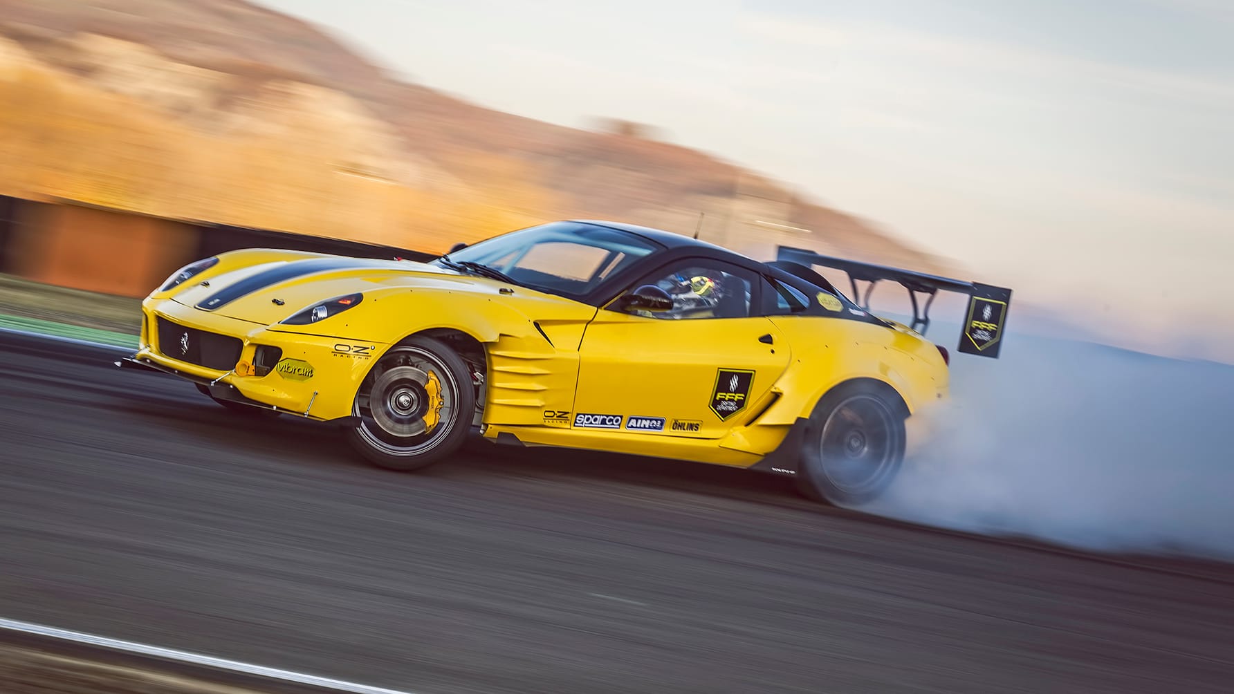 Holy smoke, it's a 917bhp Ferrari drift car | Top Gear