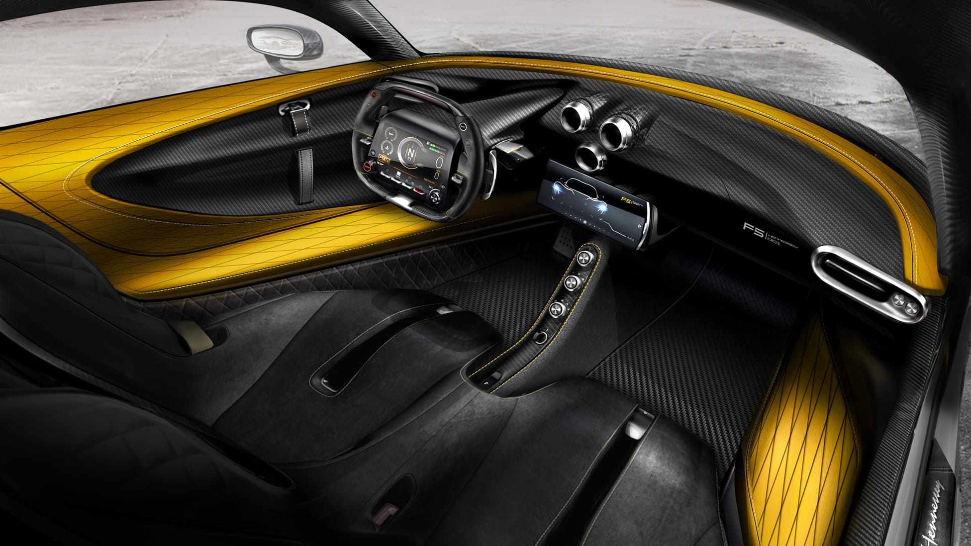 Hennessey's 300mph Venom F5: first interior pics | Top Gear