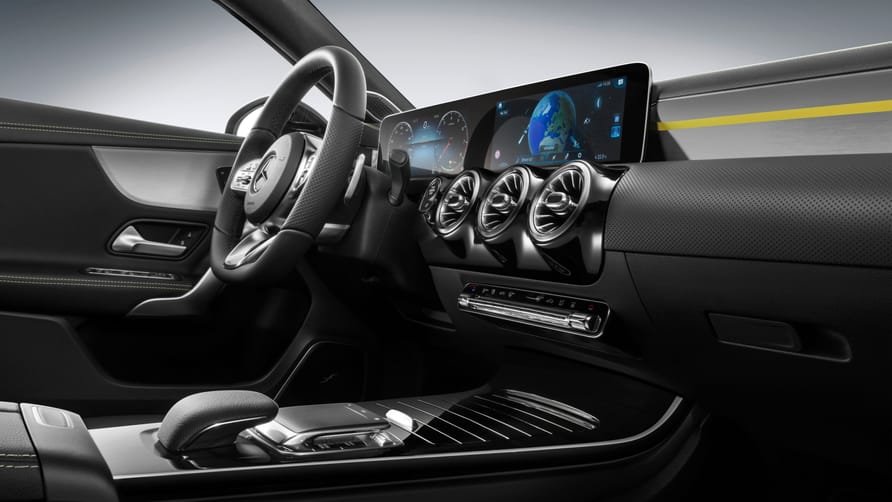 Welcome to the interior of the new Mercedes-Benz A-Class | Top Gear