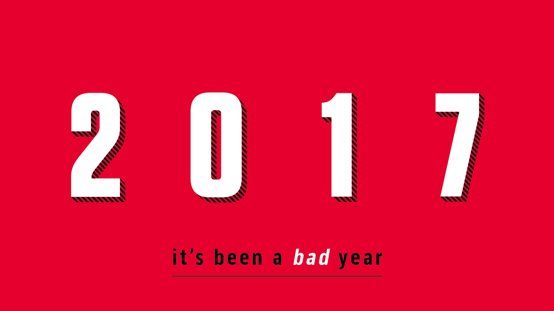 2017: It's been a bad year... | Top Gear