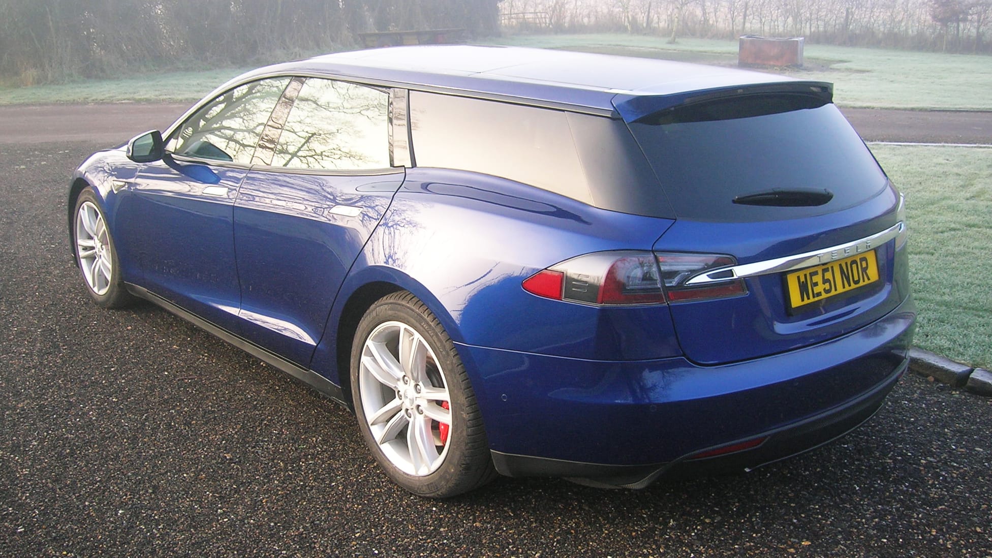 Marvel at the world’s first Tesla Model S Shooting Brake | Top Gear