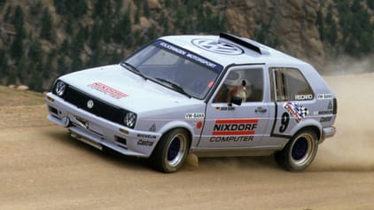 This twin-engined 640bhp VW Golf was almost a Pikes Peak legend | Top Gear