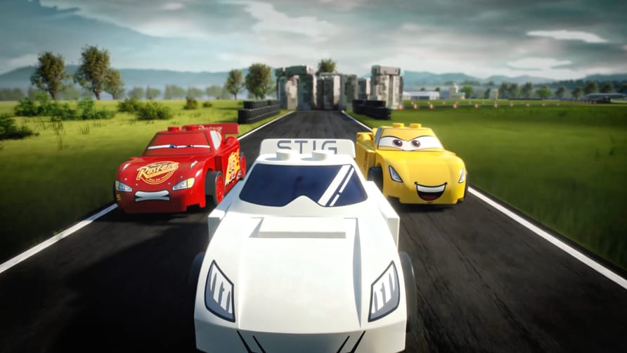 Watch: Lightning McQueen vs The Stig… in Lego! | Top Gear
