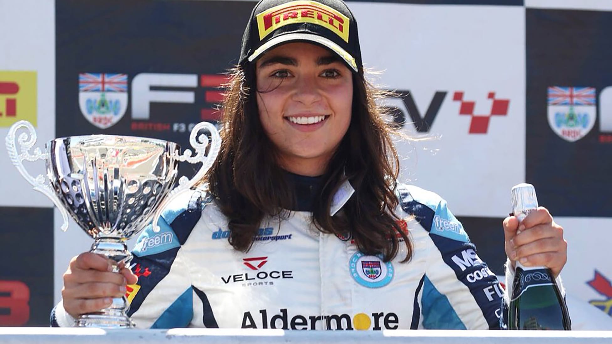 Jamie Chadwick is the first woman to win a British F3 race | Top Gear