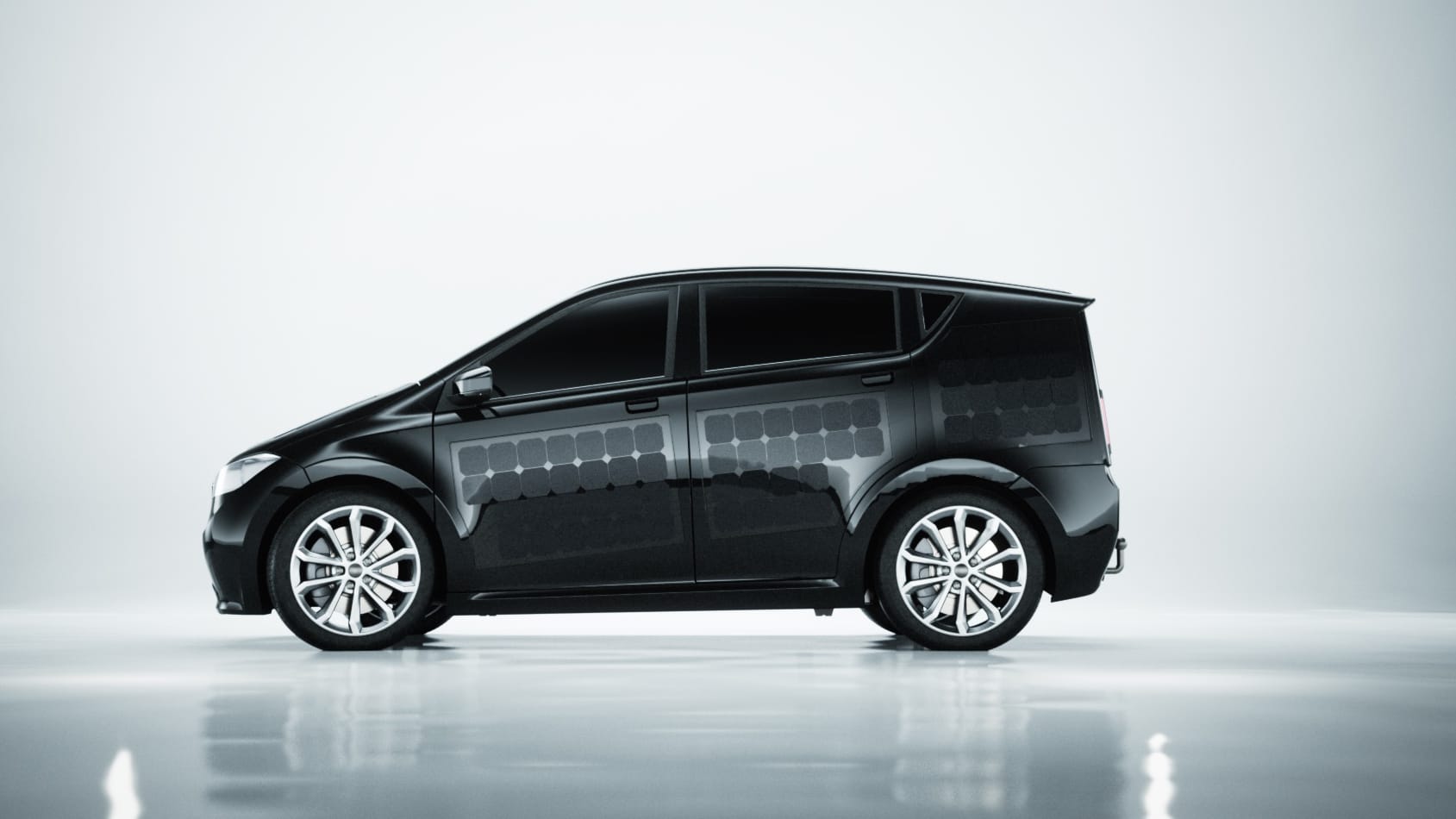 This solar panel car charges while you drive | Top Gear