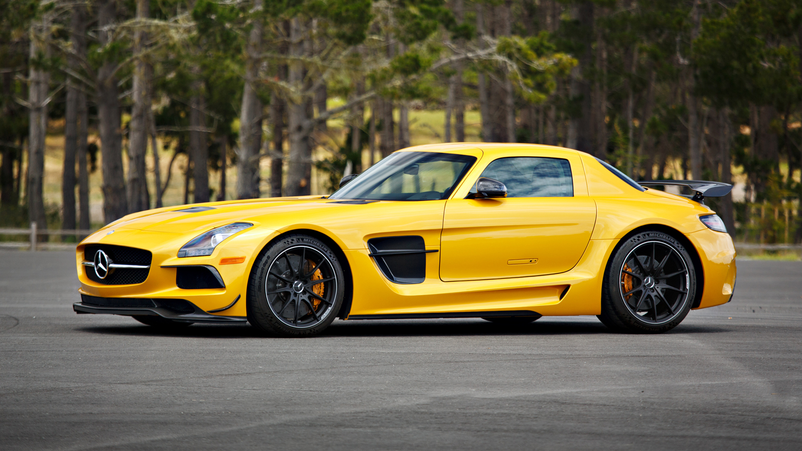 Mercedes Benz Sls Amg Black Series Yellow