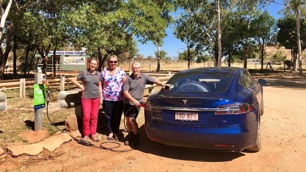 This woman drove her Tesla 20,396km around Australia | Top Gear