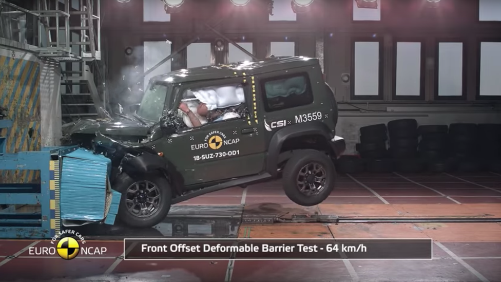 The new Suzuki Jimny isn’t very good at crashing | Top Gear