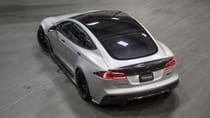 It's a Tesla Model S with a carbon widebody kit | Top Gear