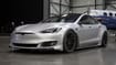 It's a Tesla Model S with a carbon widebody kit | Top Gear