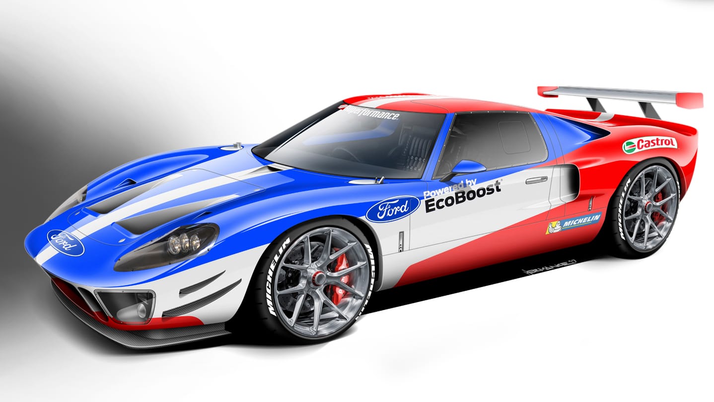 This is a new-old, one-off twin-turbo Ford GT40 | Top Gear