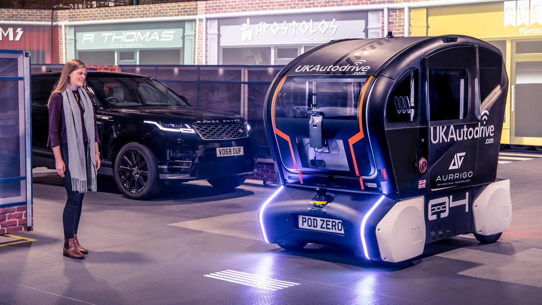 JLR’s self-driving pod has lost its eyes and grown projectors | Top Gear