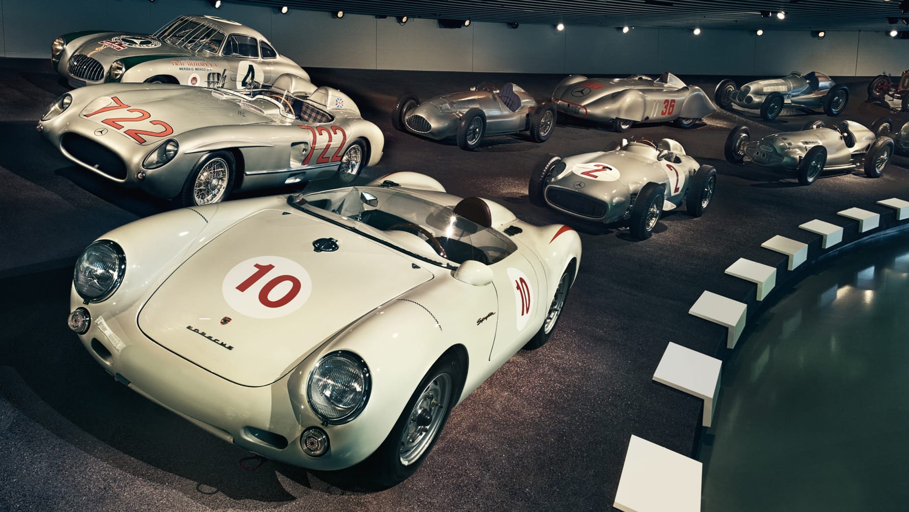 This Porsche 550 Spyder snuck into the Mercedes Museum | Top Gear