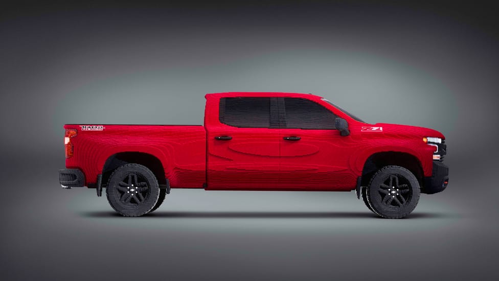 This is a life-size Lego Chevy Silverado | Top Gear