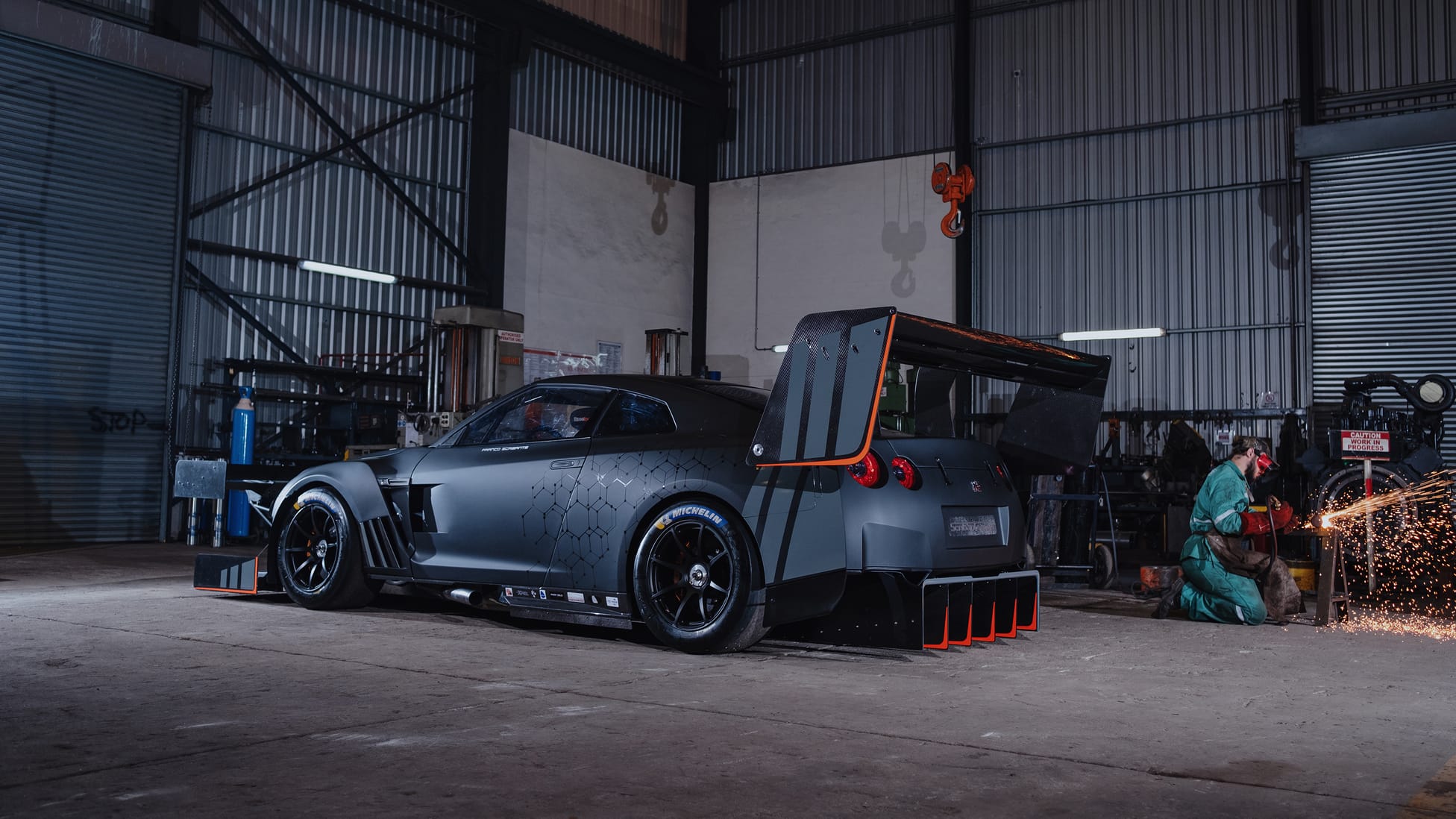 Holy moly, look at this Nissan GT-R's spoilers | Top Gear