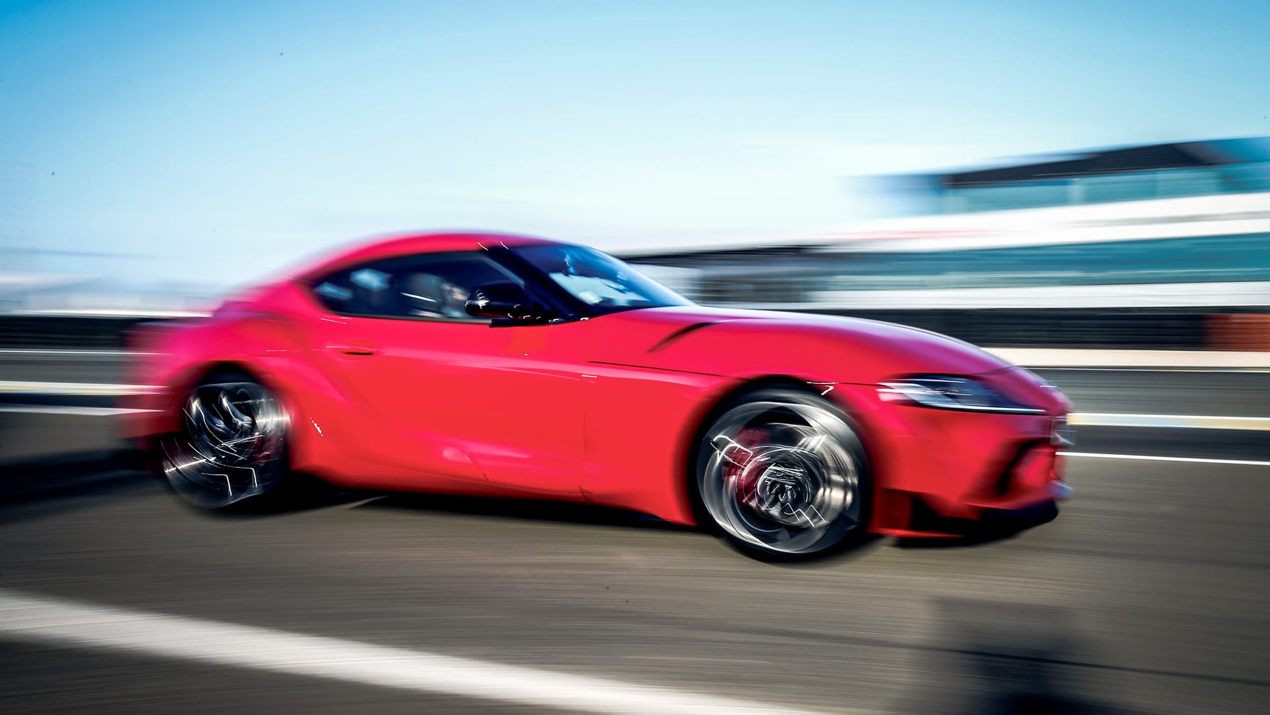 Driving a Toyota Supra around Le Mans | Top Gear