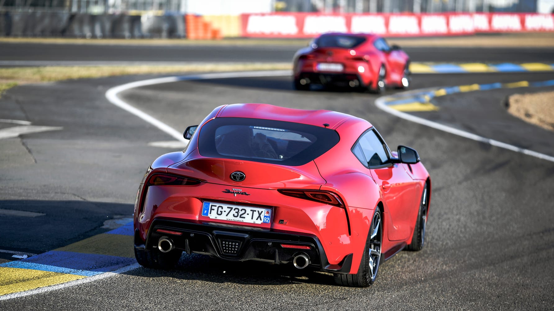 Driving a Toyota Supra around Le Mans | Top Gear