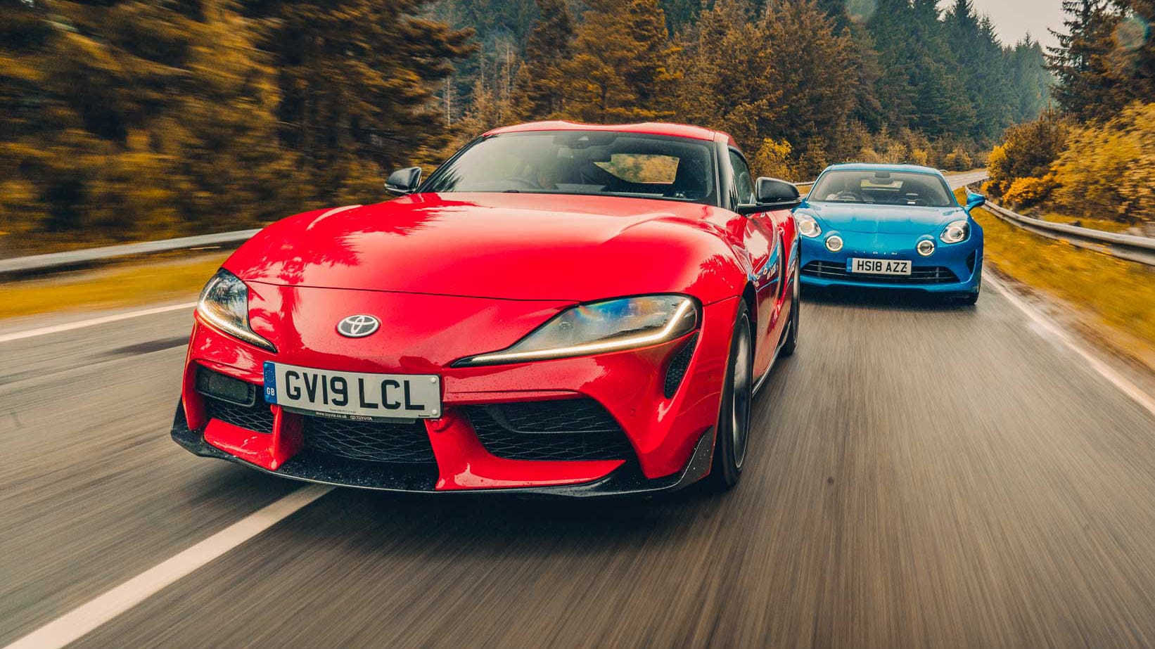 TG's Toyota Supra mega-test pt3: Supra vs Alpine A110 | Top Gear