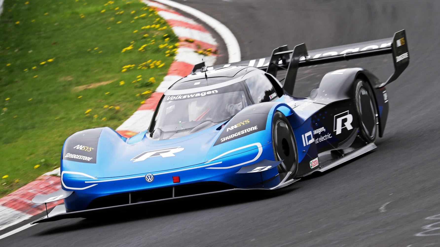 The VW ID. R has set a new EV lap record at the Nürburgring | Top Gear
