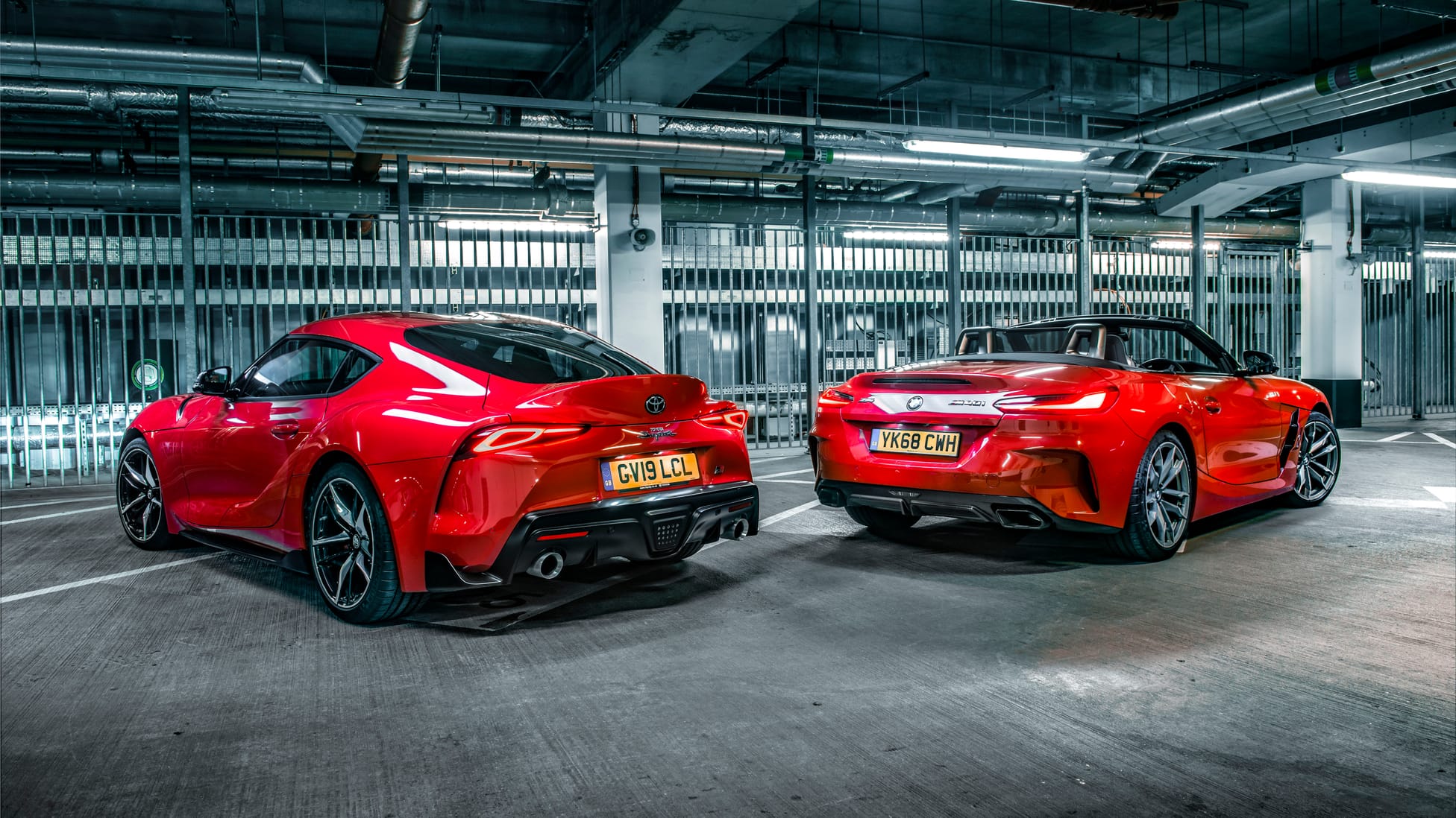 TG's Toyota Supra mega-test pt1: Supra vs BMW Z4 | Top Gear