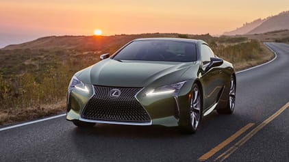 Shut the front door, it's a green and tan Lexus LC500 | Top Gear