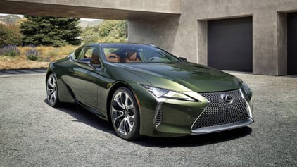 Shut the front door, it's a green and tan Lexus LC500 | Top Gear