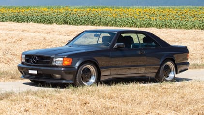Stare into the dark heart of this rare Merc 560 Wide Body | Top Gear