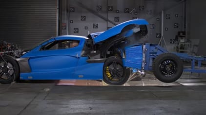 Watch the 258mph Rimac C_Two CRASH five times | Top Gear