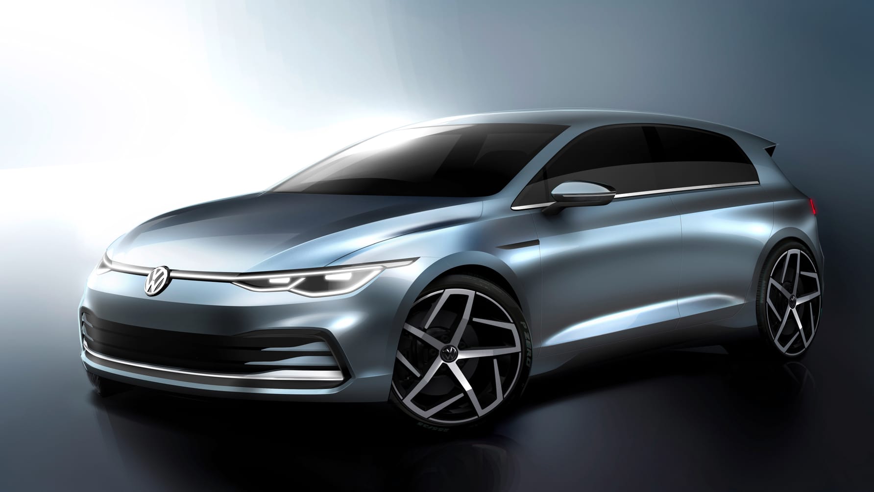 This is your first glance at the brand-new Volkswagen Golf | Top Gear